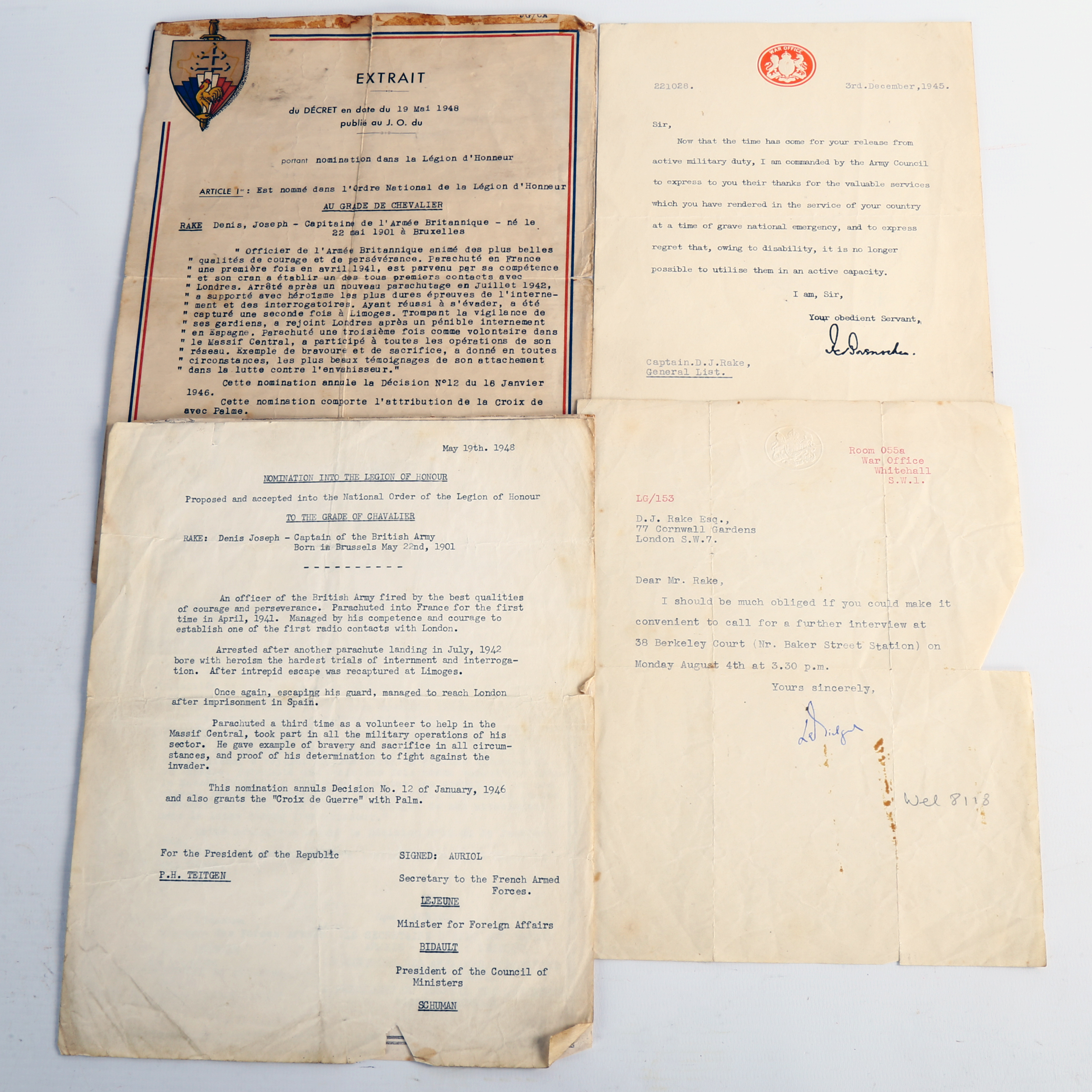 "The Gay - and Dramatic - Adventures of Major Denis Rake MC, SOE ...